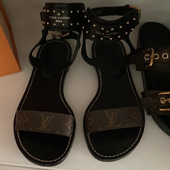Louis Vuitton | Shoes | Louis Vuitton Authentic Gladiator Sandals ...